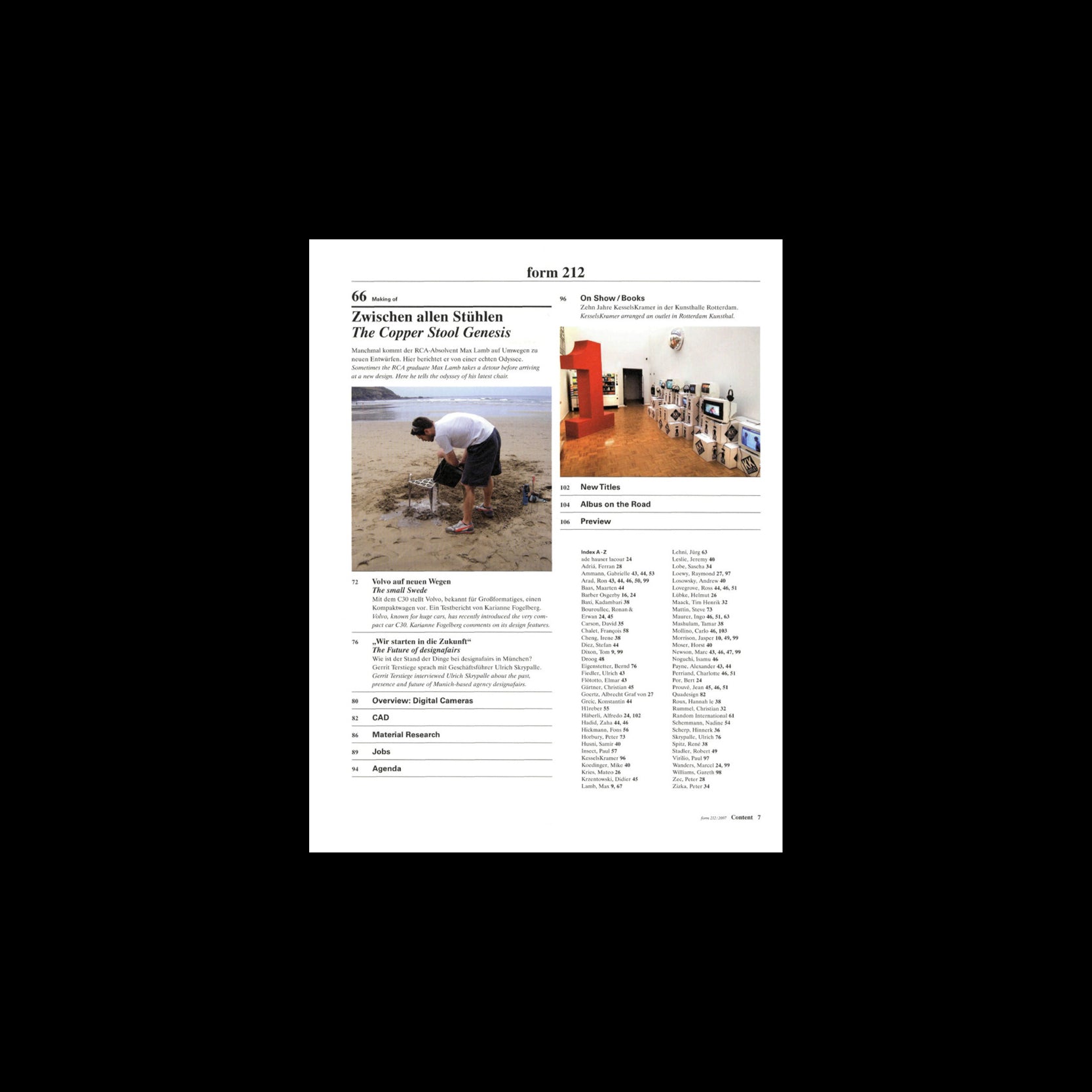 form 212 – Jetzt zuschlagen! / Invest in your Collection – form Design ...